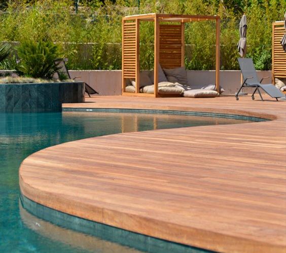 Pool Decking in Dubai With Wood Materials - Thermowood.ae